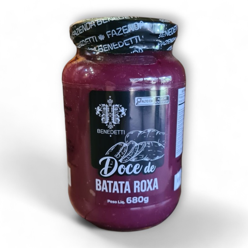 Doce Caseiro de Batata Roxa Benedetti 680g | Spazio Benedetti