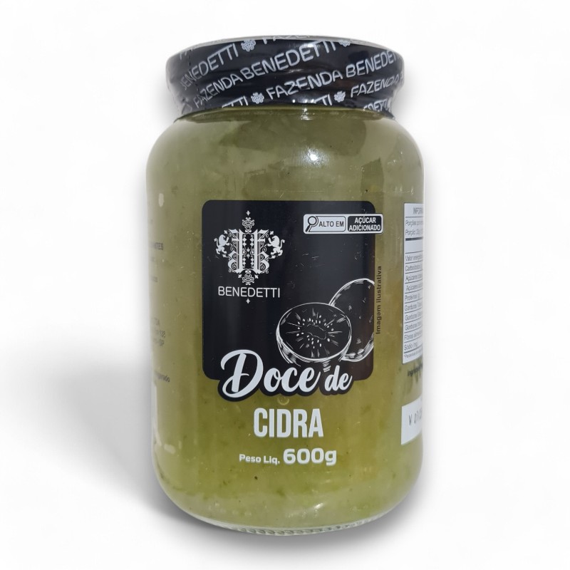 Doce Caseiro de Cidra da Fazenda Benedetti 650g | Spazio Benedetti